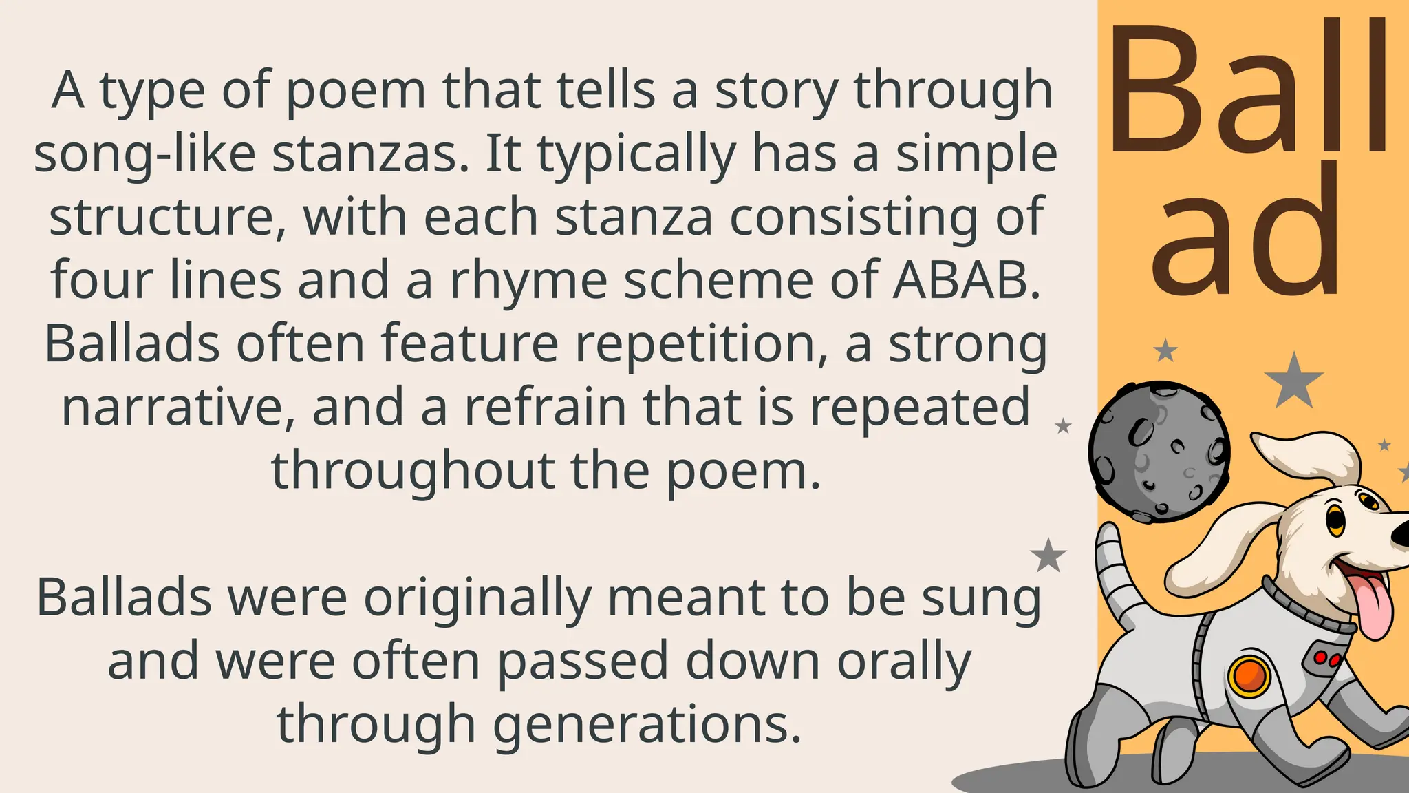 "Verses and Voices: Exploring the Different Types of Poetry" | PPTX