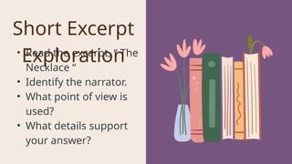 Types of Poetry Point of View and Organic Unity.pptx