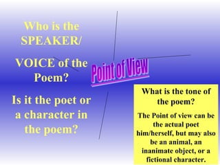 Types of poetry presentation | PPT