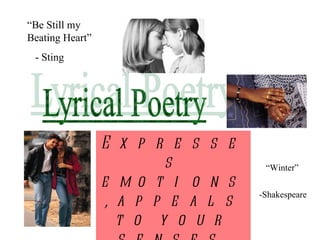 Types of poetry presentation | PPT