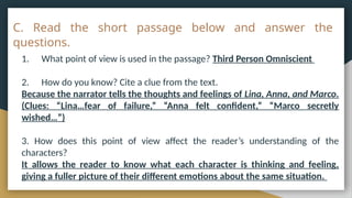 TYPES OF POINT OF VIEW ENGLISH 7 MATATAG.pptx
