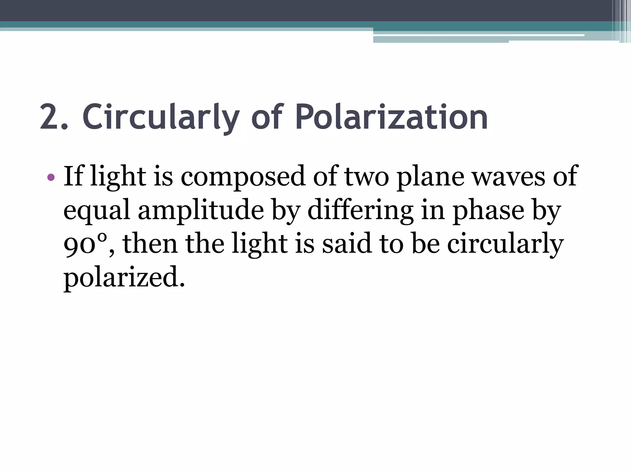 Types of polarisation | PPTX