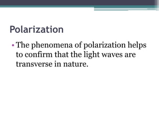 Types of polarisation | PPTX