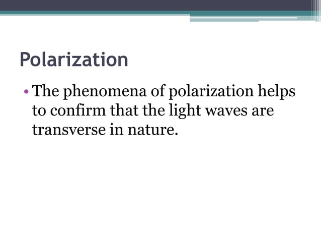 Types of polarisation | PPTX