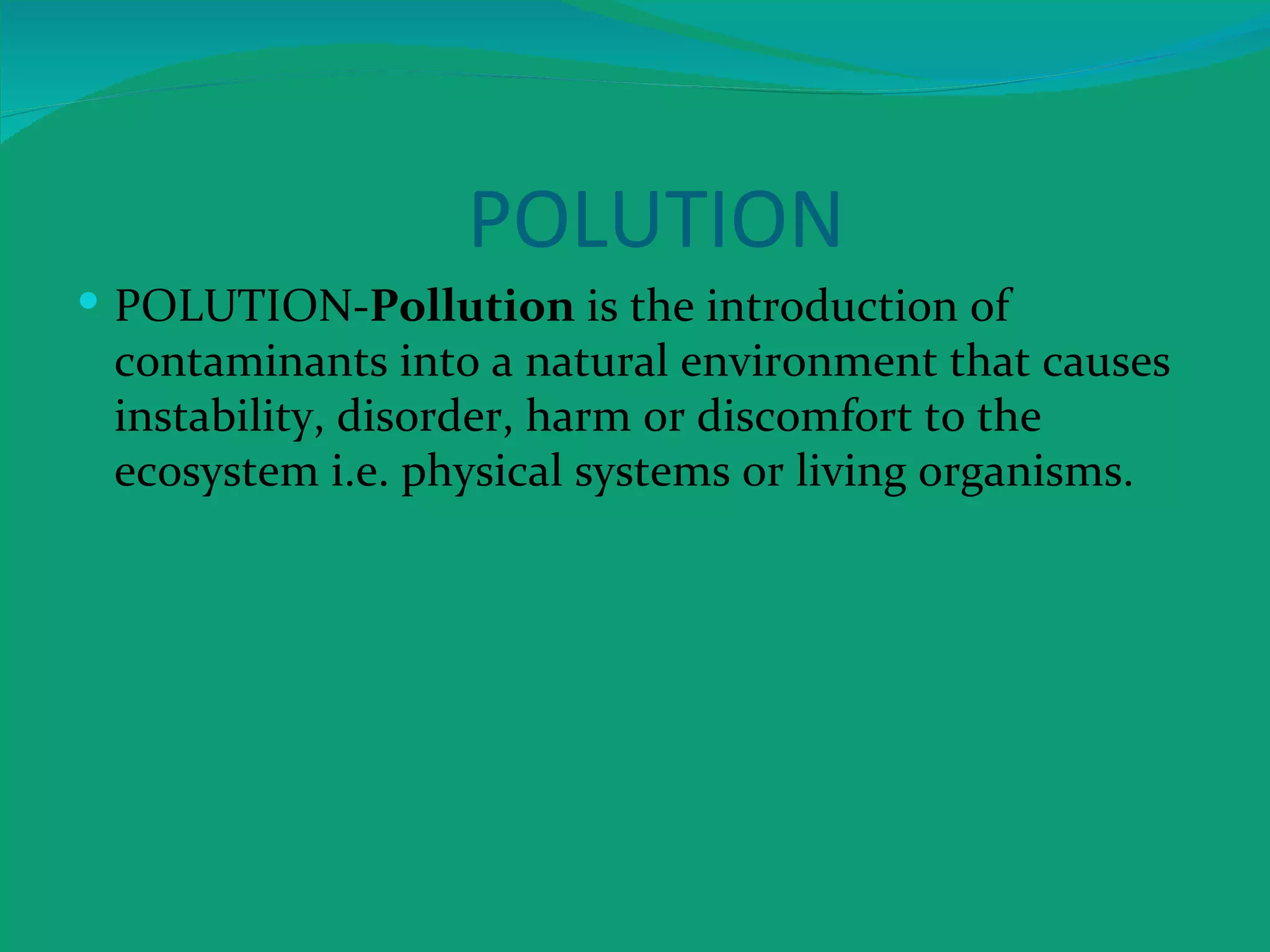 Types of pollution | PPT