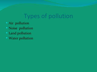 Types of pollution | PPT