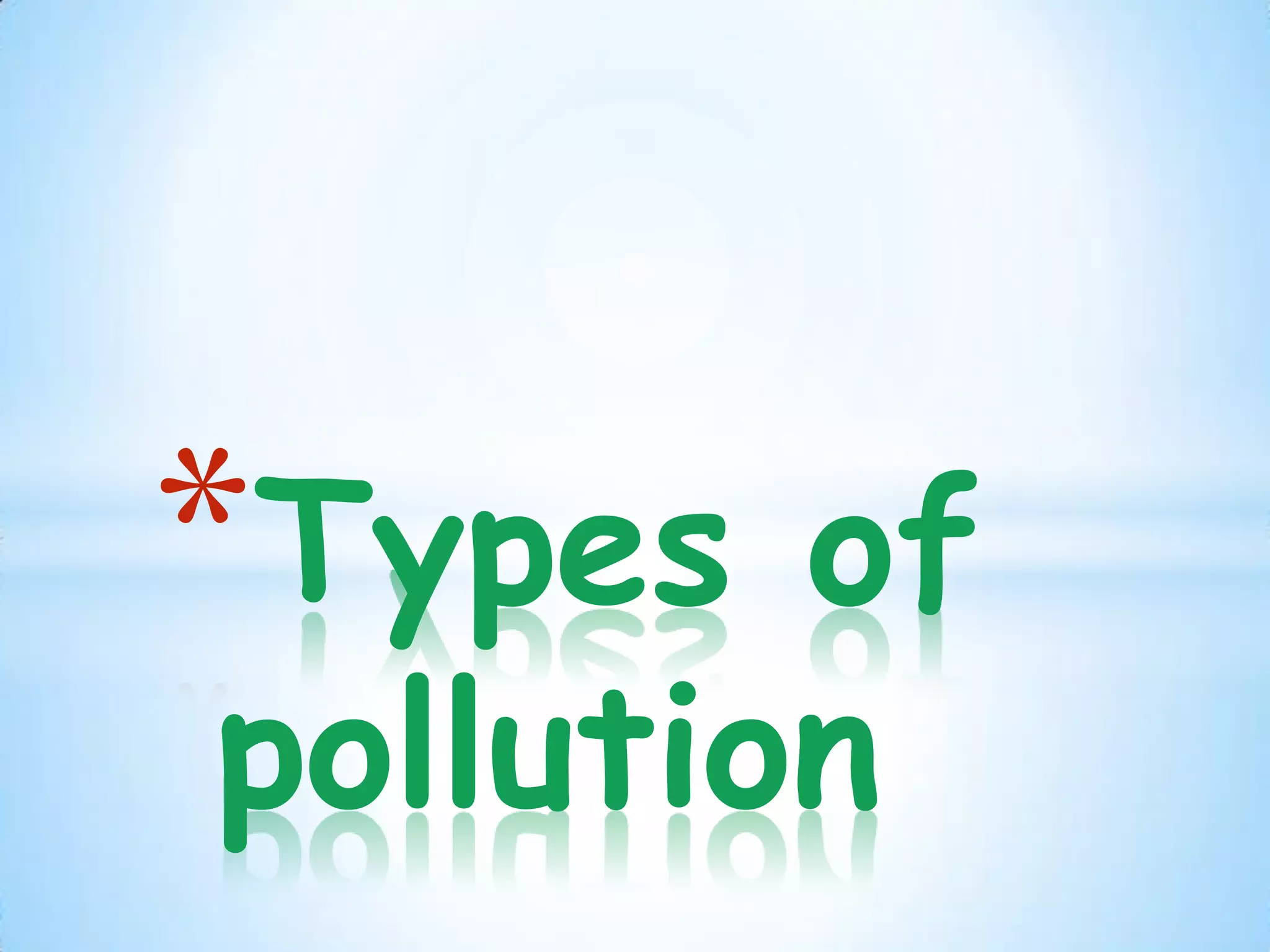 Types of pollution | PPT
