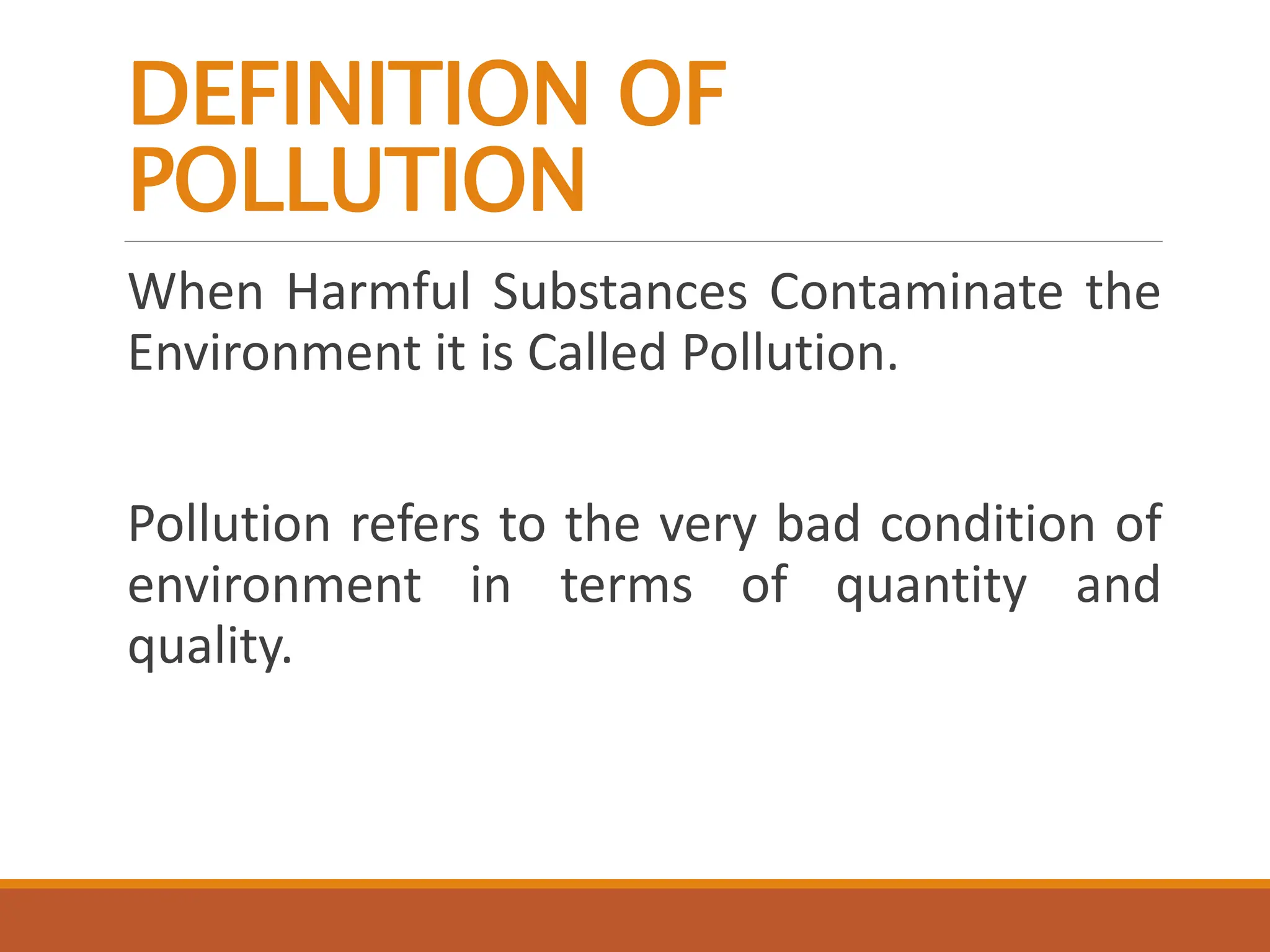 Types of Pollution Powerpoint presentation | PPT