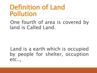 Types of Pollution Powerpoint presentation | PPT