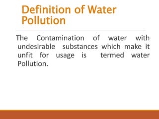 Types of Pollution Powerpoint presentation | PPT