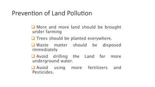 Different types of pollution: air, water, land | PPTX