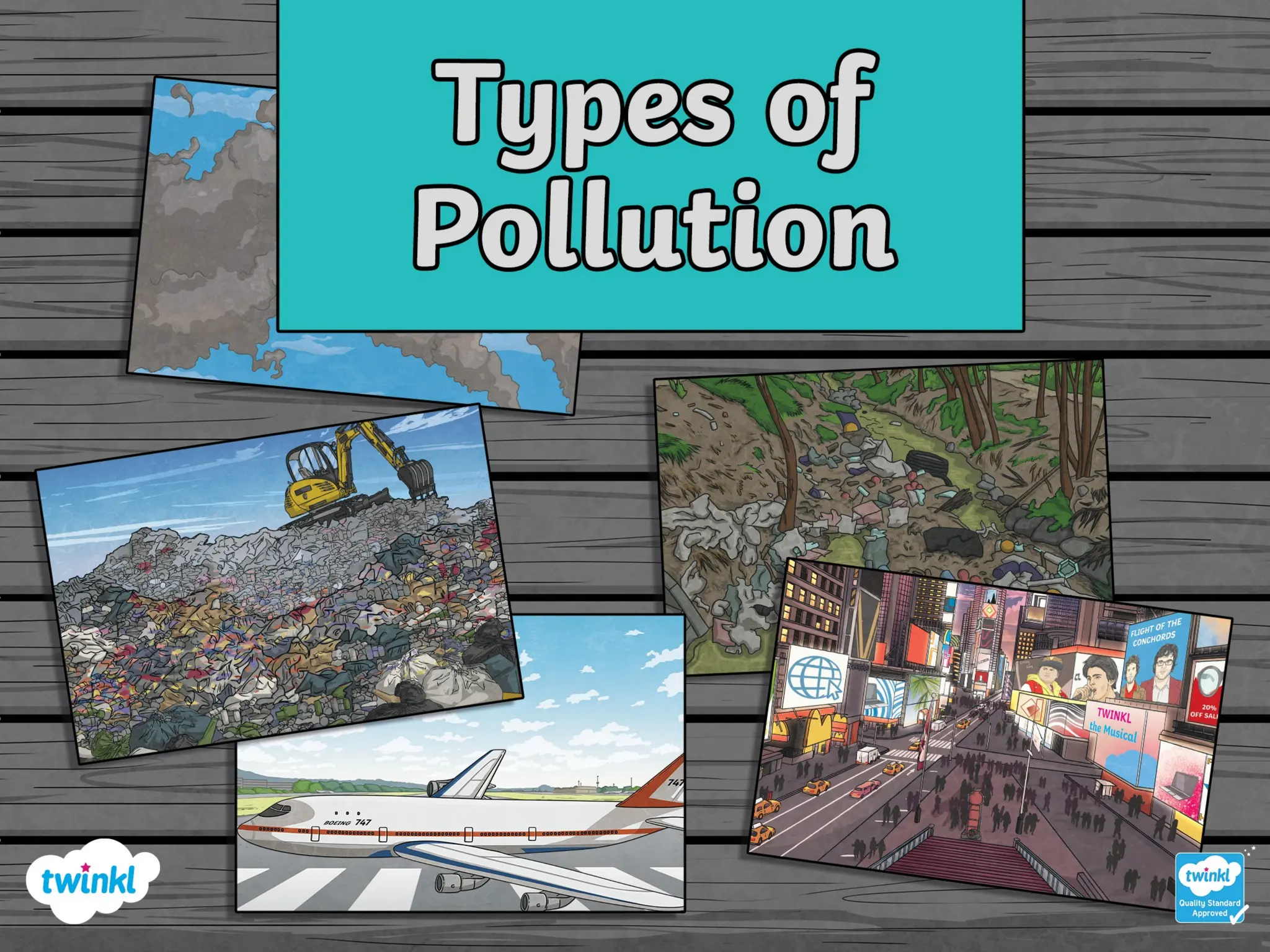 Types of Pollution air pollution,water pollution, | PPTX