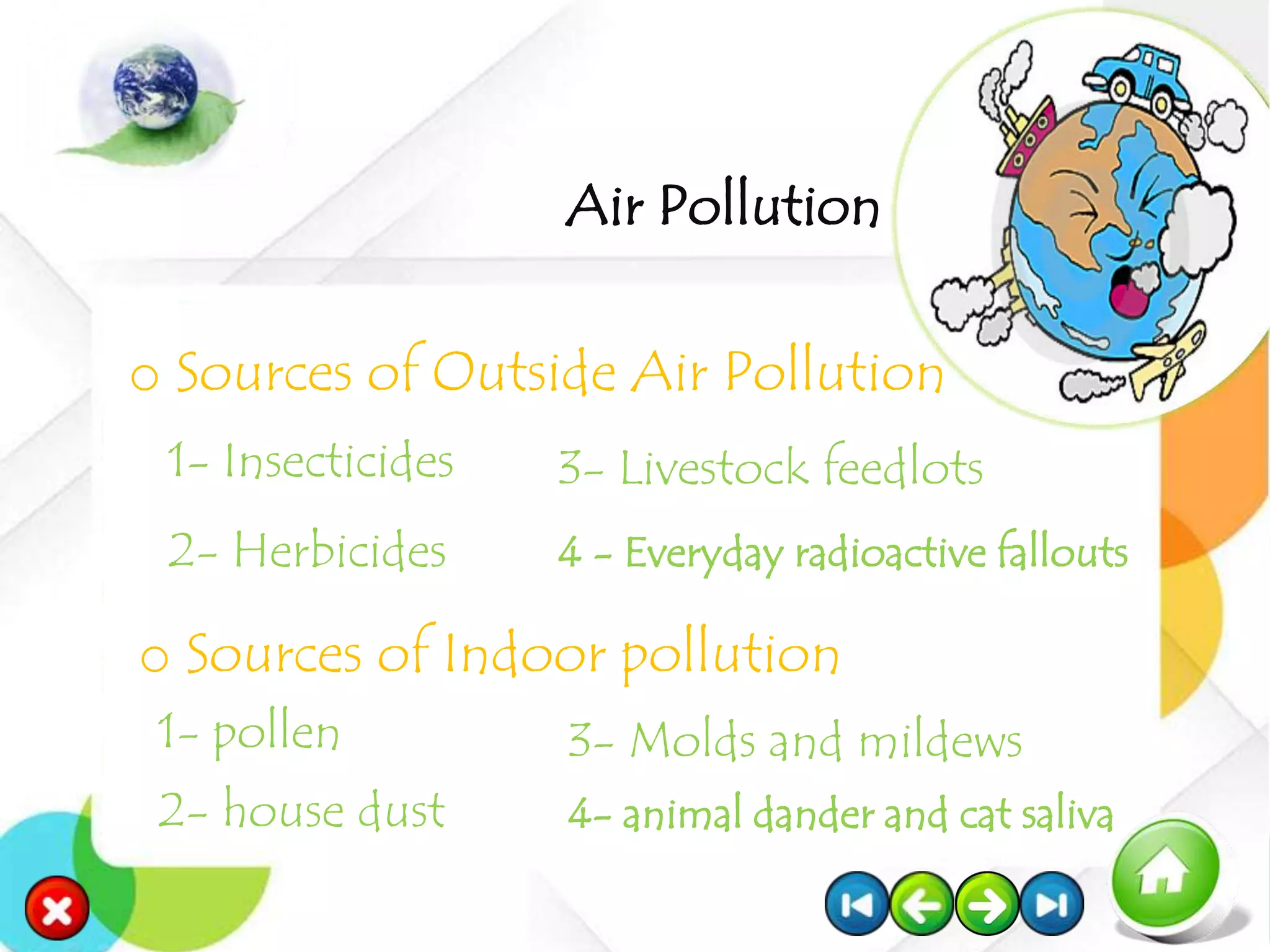 Types of pollution - custom show | PPT