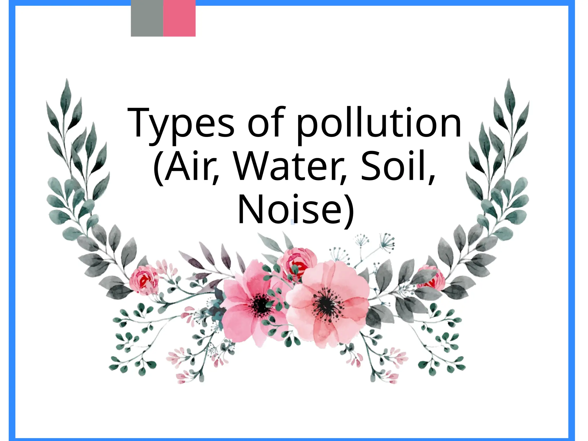 TYPES OF POLLUTION (AIR, WATER, SOIL, NOISE).pptx