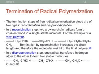 Types of polymerization | PPTX