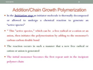 Types of polymerization | PPTX