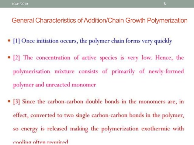 Types of polymerization | PPTX | Chemistry | Science