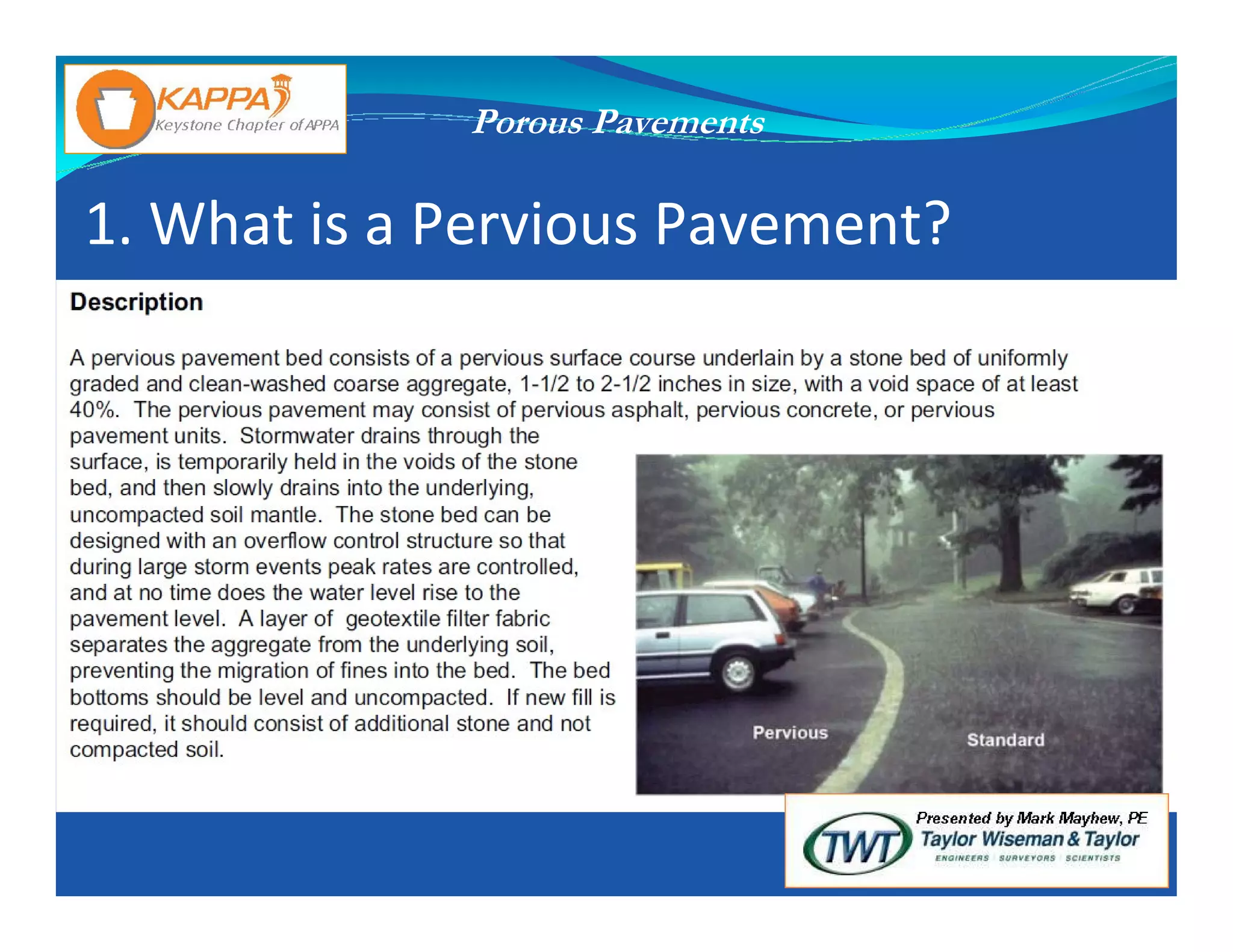 Types Of Porous Pavements Final | PPT