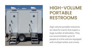 Types of Portable Restrooms | PDF