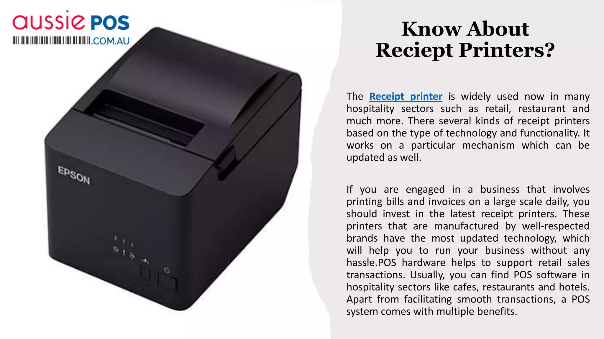 Types of POS system | PPTX | Computer Peripherals | Computing
