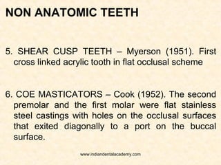 Types of posterior teeth /fixed orthodontics courses | PPT