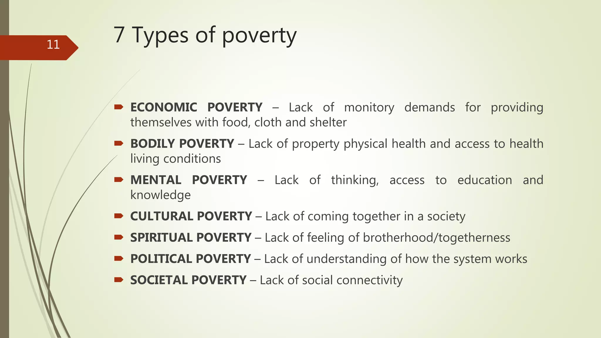 Types of poverty | PPTX