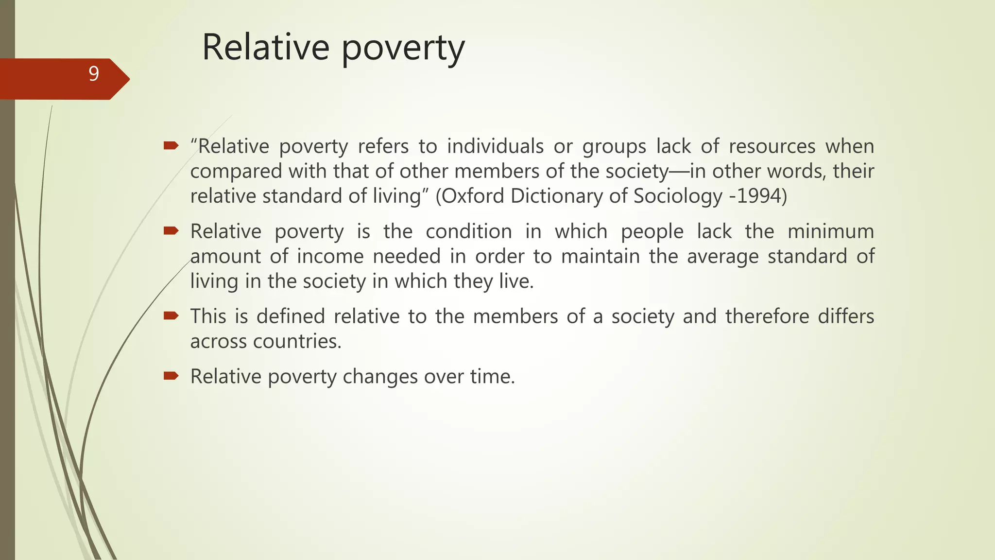 Types of poverty | PPTX