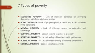 Types of poverty | PPTX