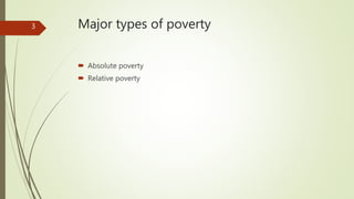 Types of poverty | PPTX