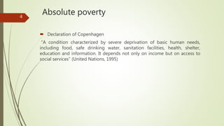Types of poverty | PPTX
