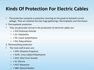 Parts of an electrical cable | PPTX