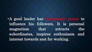 Types of power in leadership | PPSX