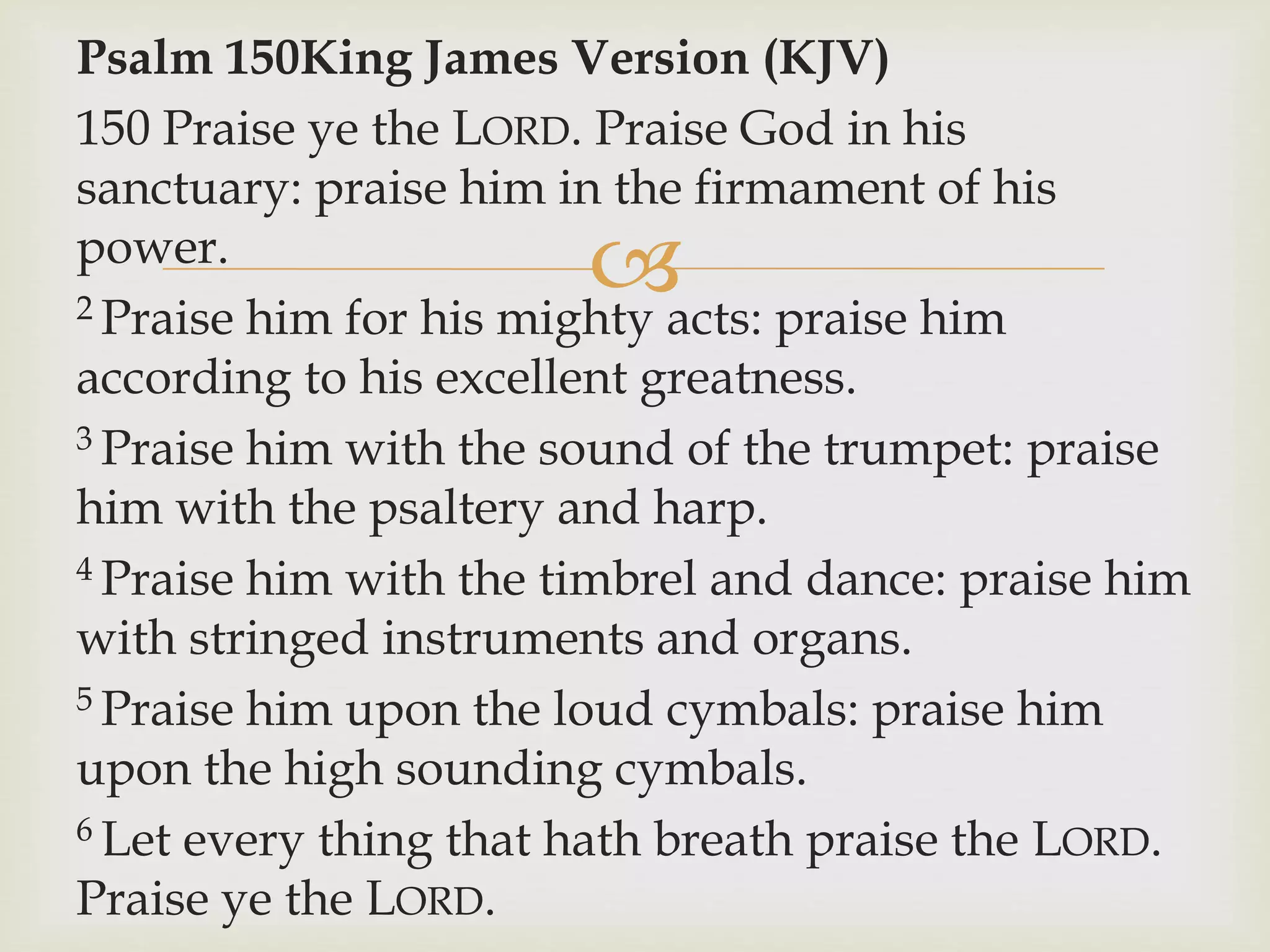 Types of praise | PPTX | Christianity | Religion & Spirituality