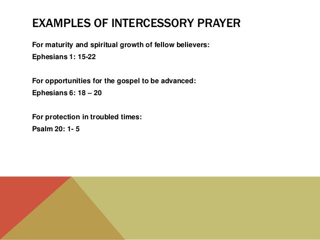 What Does Intercession Mean A Biblical Definition Of