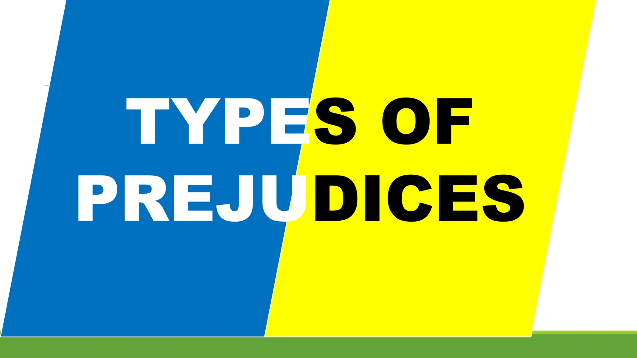 Types of Prejudices Ageism & Classism.pptx