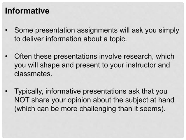 Types of Presentation.english lecture pptx | PPTX