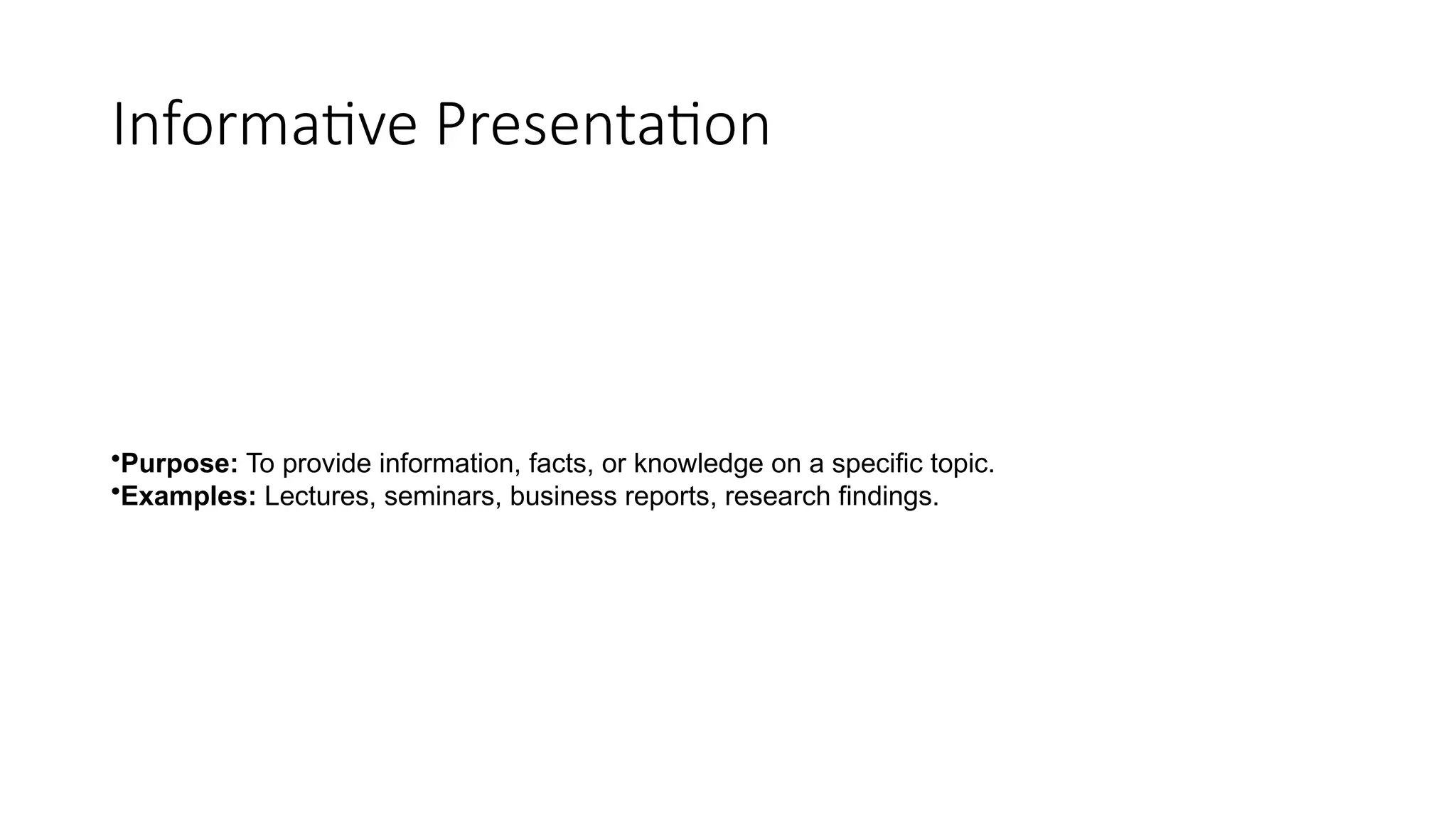 Types of presentations. Simply explained different types | PPT