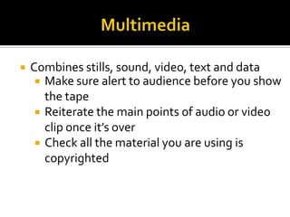 Types of presentation aids | PPTX