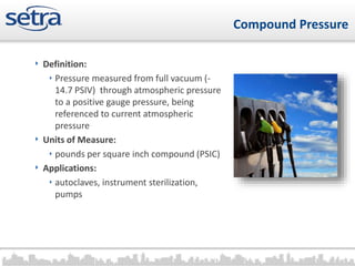 Types of Pressure Measurements | PPTX