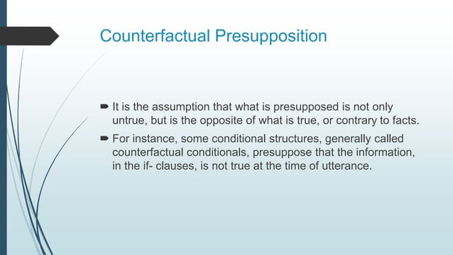 Types of Presupposition | PPTX