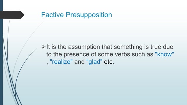 Types of Presupposition | PPTX