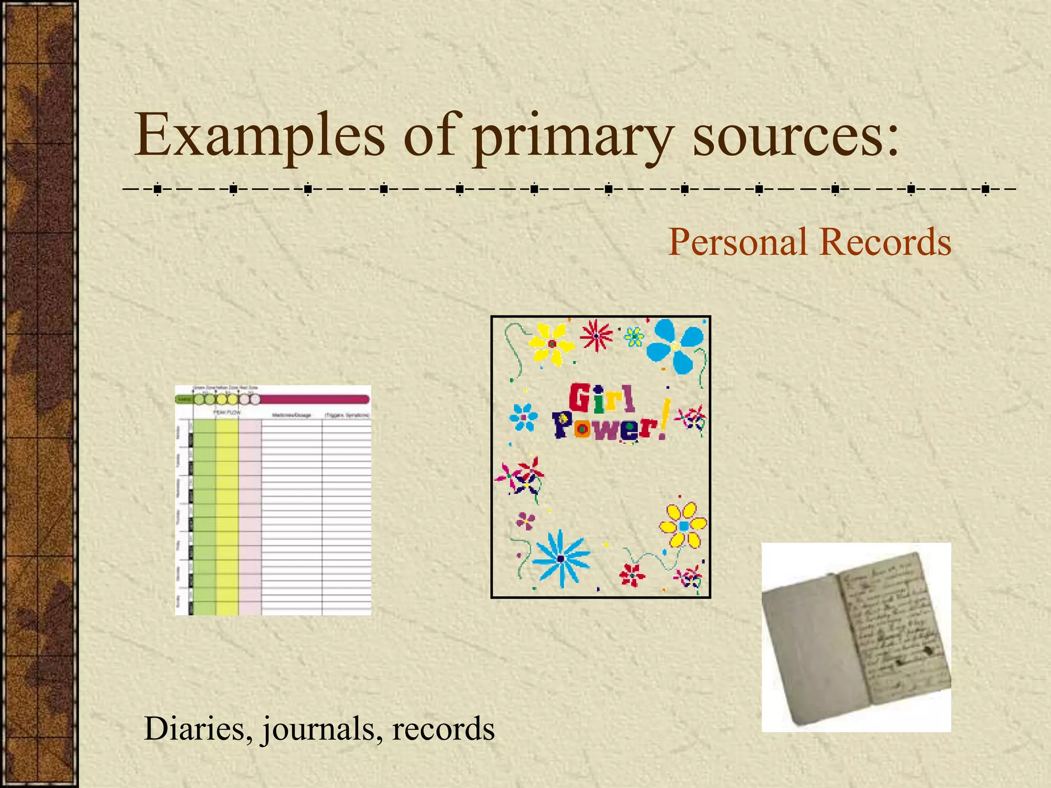 Types of Primary and Secondary Sources.ppt