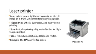 Types of printer AND DETAILED by sidra ppt.pptx