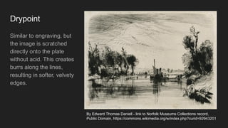 Types of Printmaking Techniques - Overview | PPT