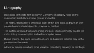 Types of Printmaking Techniques - Overview | PPTX