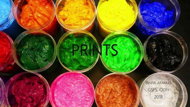 Types of prints | PPTX | Needlework | Arts and Crafts