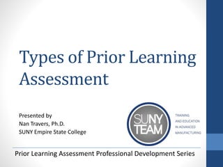 Types of Prior Learning Assessment | PPTX
