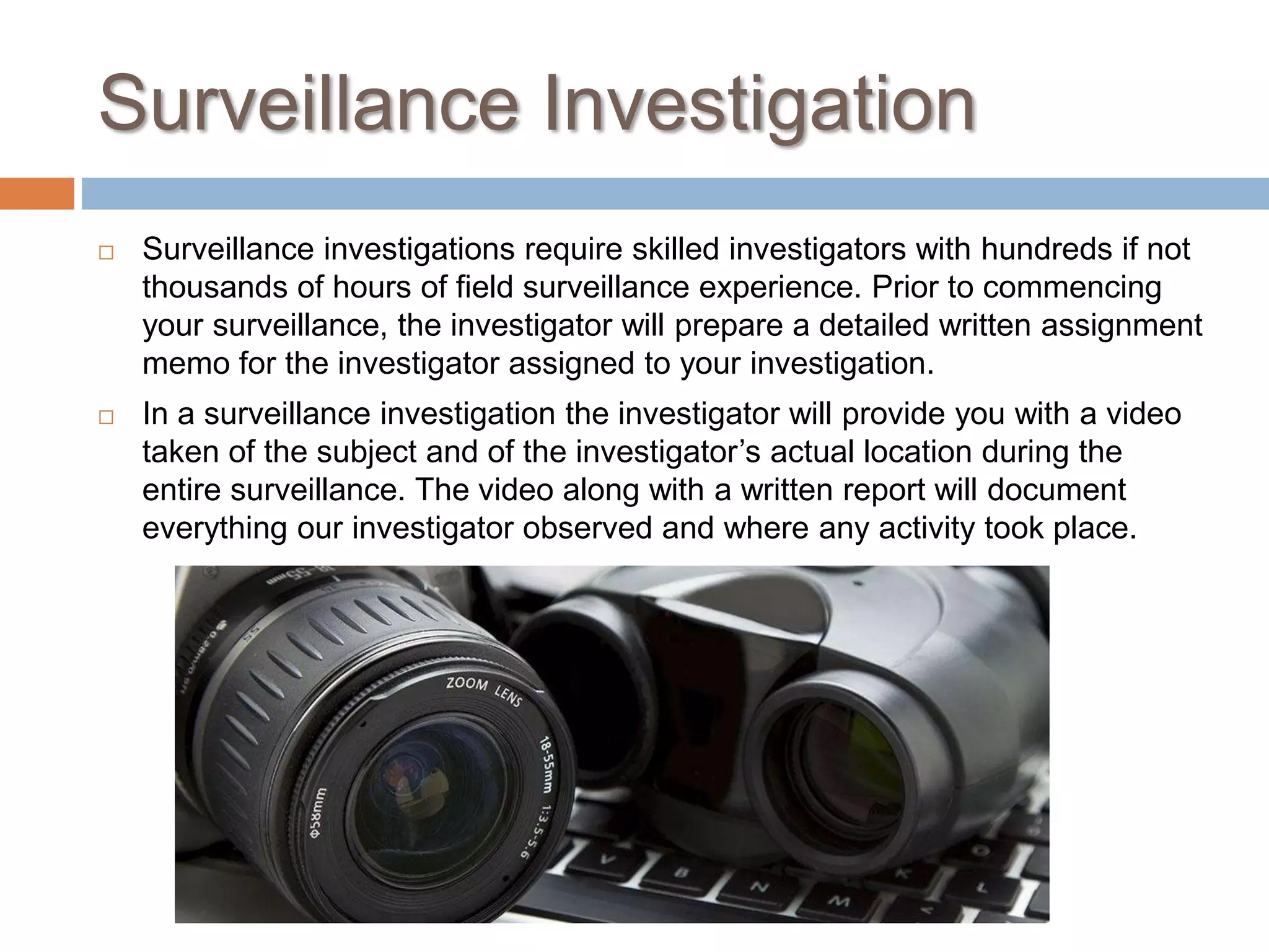 Types of private detectives and their investigations | PPTX | Crime ...