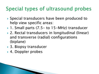 Types of Ultrasound Probes | PPTX