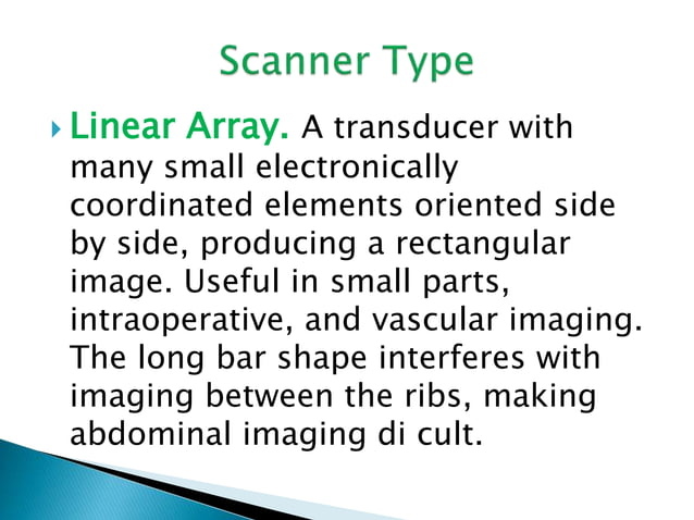 Types of Ultrasound Probes | PPTX | Medical Tests | Medical Health